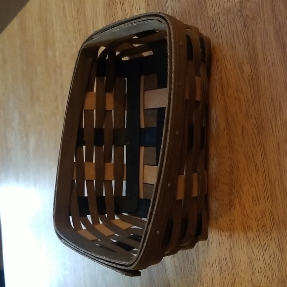 Longaberger | Accents | Longaberger Khaki Check Note Pad Basket | Poshmark